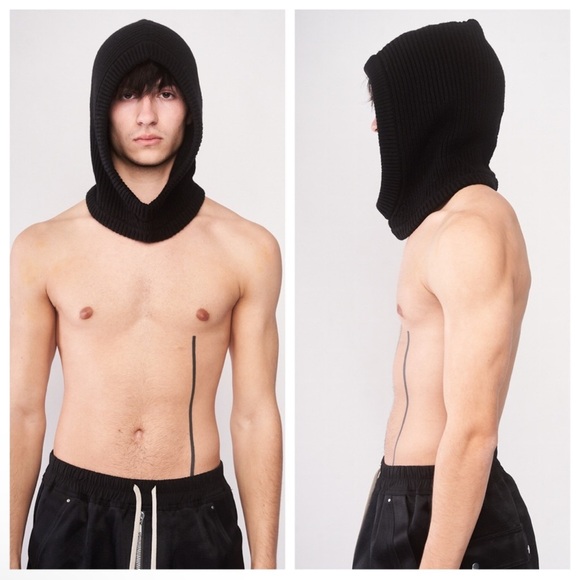 Rick Owens | Accessories | Rick Owens Knitted Recycled Cashmere Black ...